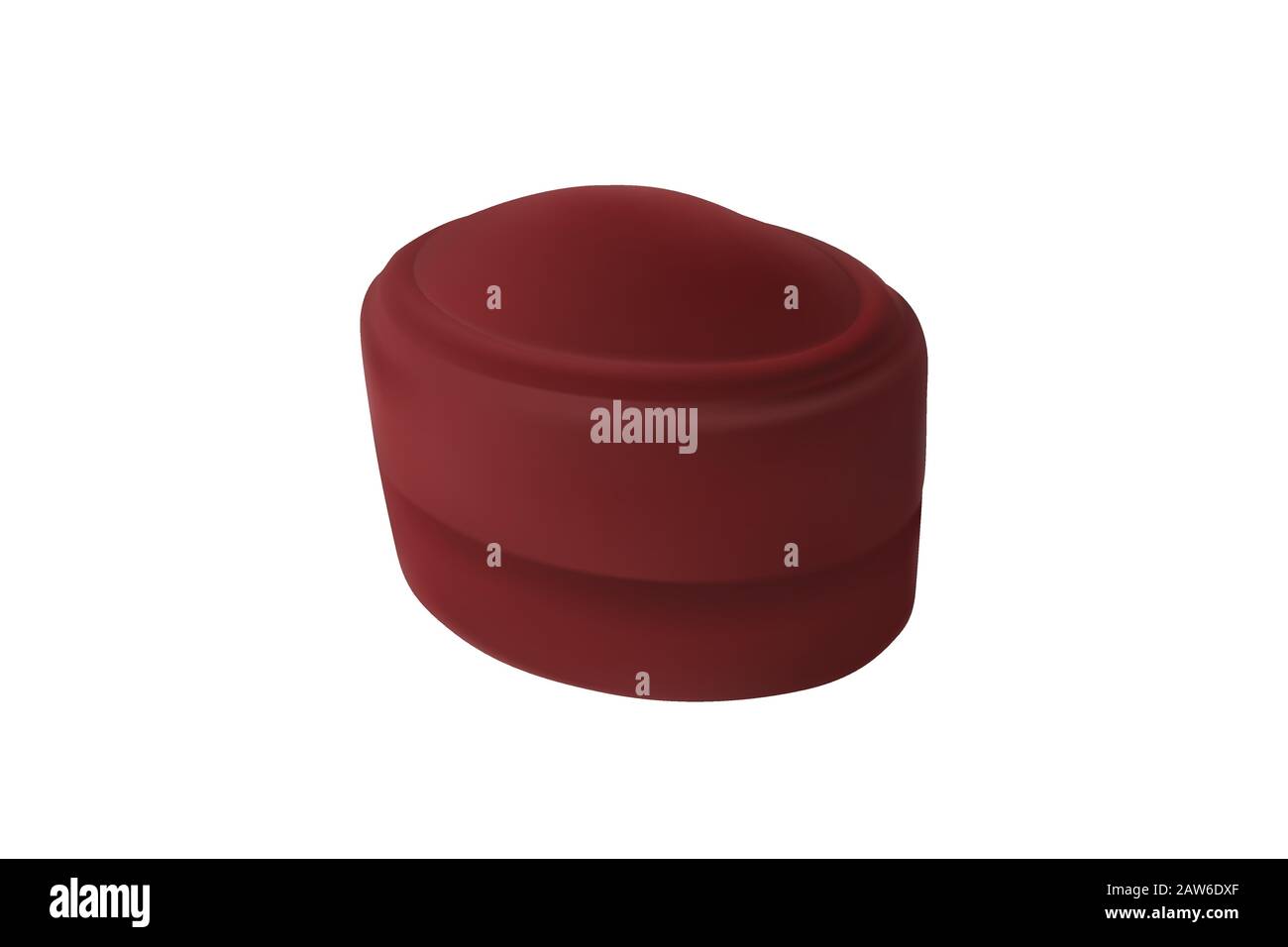 Closed red gift box. Vector illustration. Jewelry container Stock ...