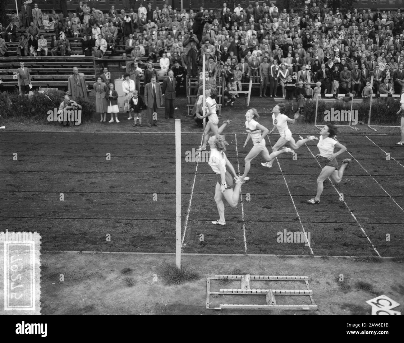 Dutch Athletics Championships Nenytobaan Rotterdam Finish 100m women ...