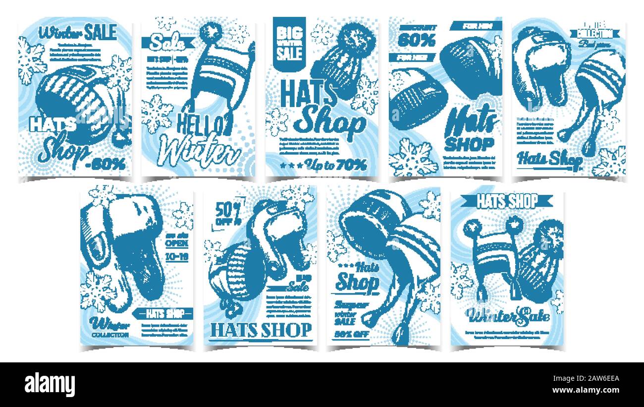 Vintage shop hats Stock Vector Images - Alamy