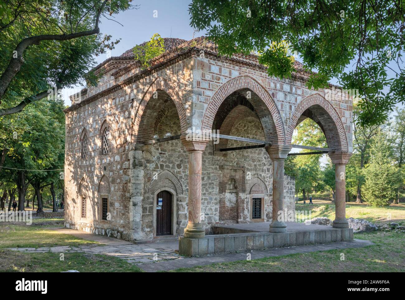 Bali Beg Mosque, 16th century, at Tvrdava Citadel in Nis, Serbia Stock ...