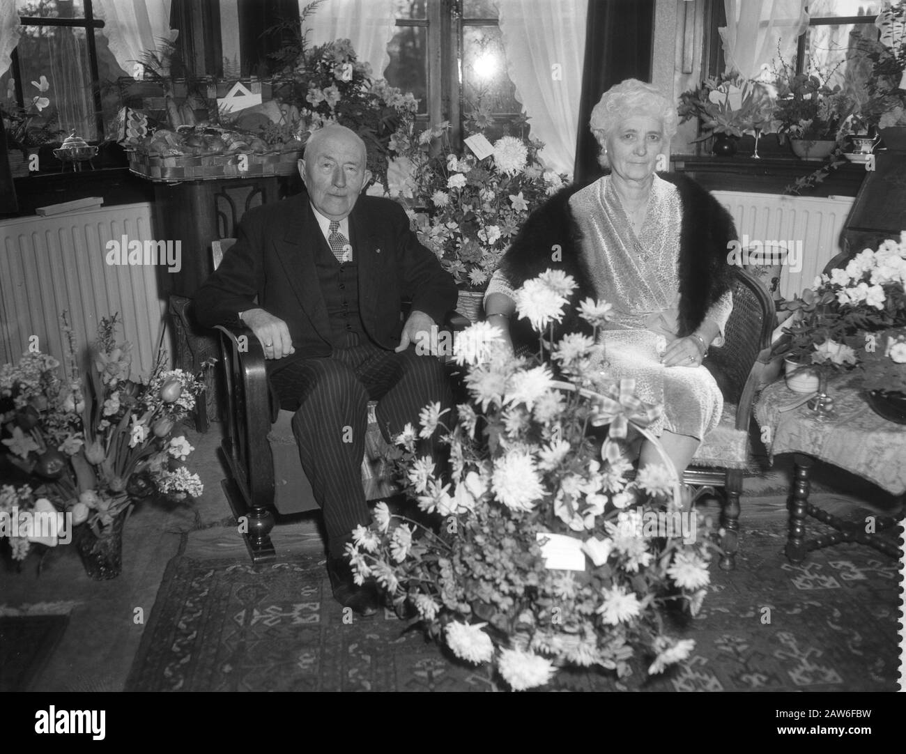 Old Mayor Colijn celebrates its golden wedding date: January 9, 1958 ...