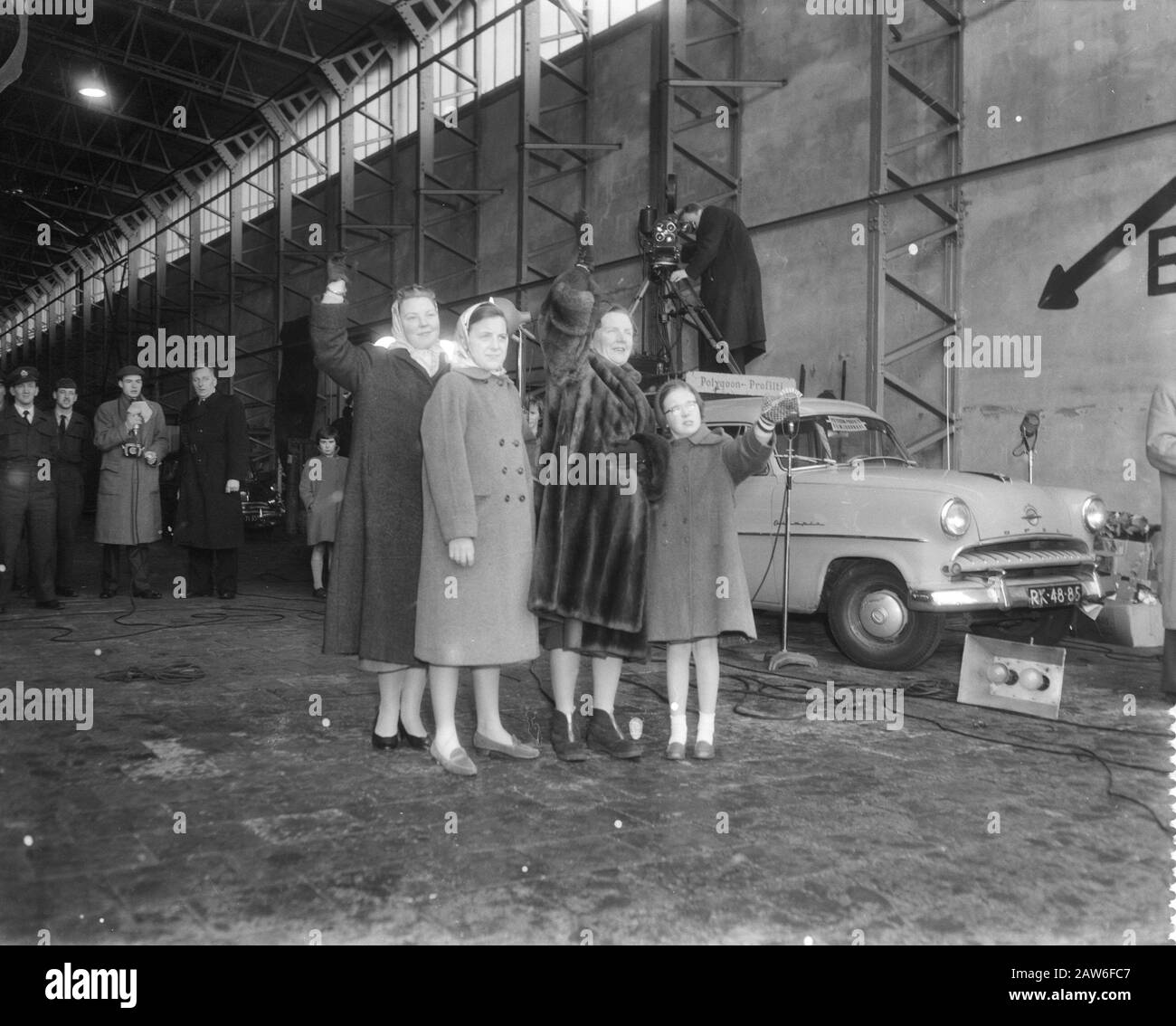Princess Beatrix, Princess Irene, Princess Marijke and Queen Juliana ...