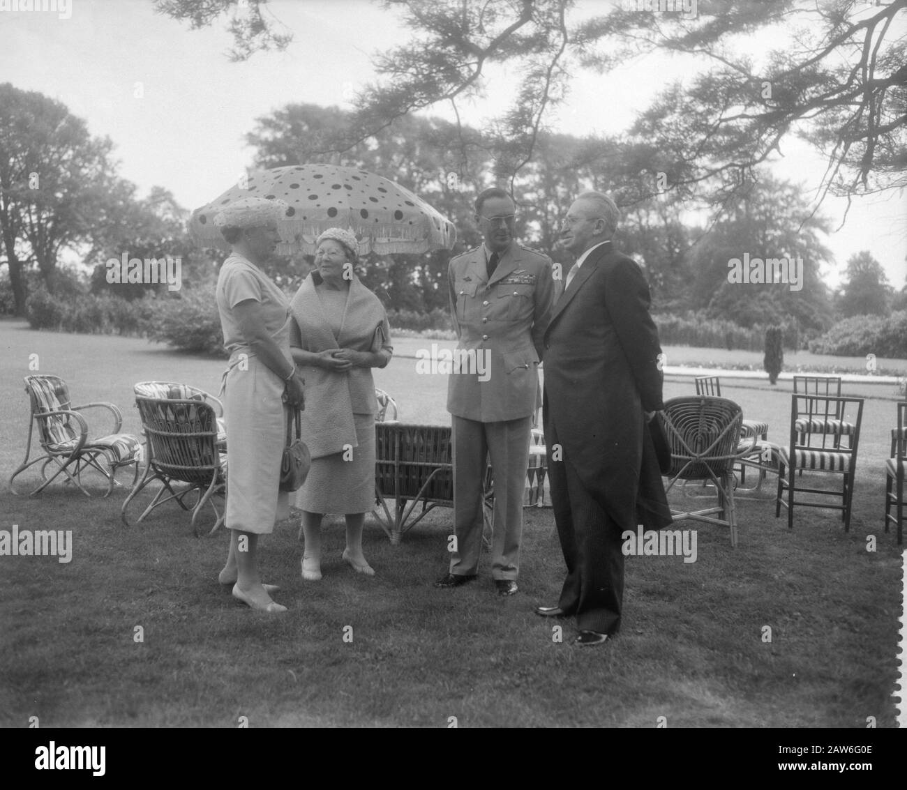President Isaac Ben Zvi, President of Israel and his wife received the ...
