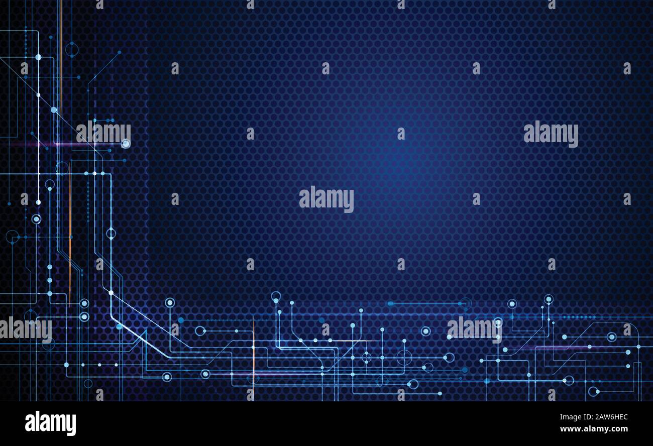 Illustration abstract background, circuit board or motherboard. Vector ...