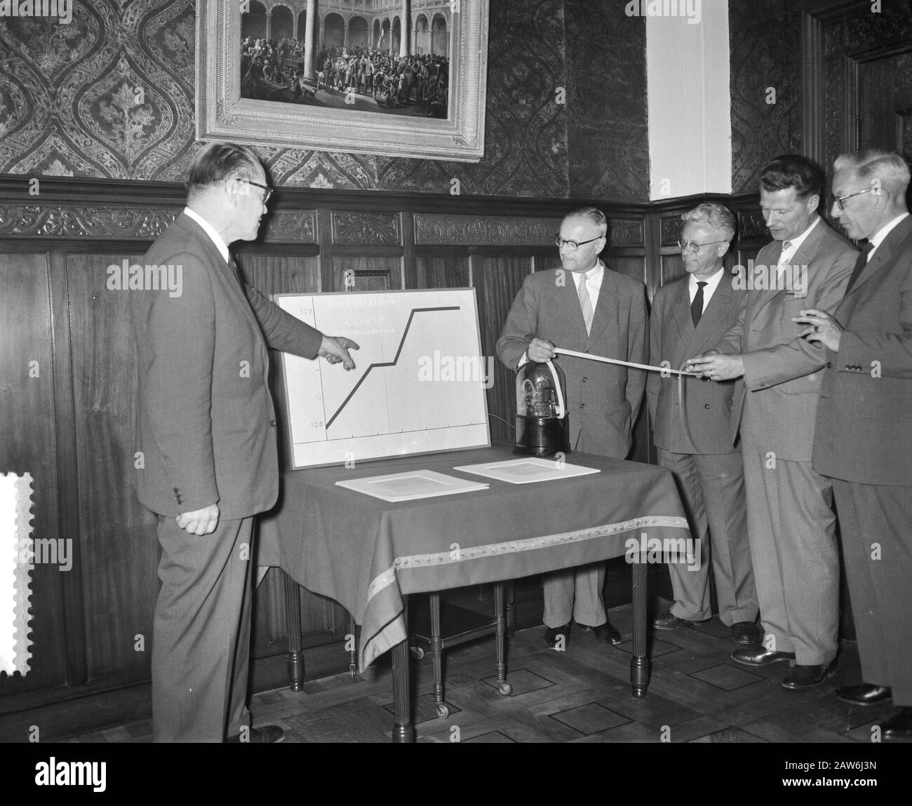 International political exchange Black and White Stock Photos & Images ...