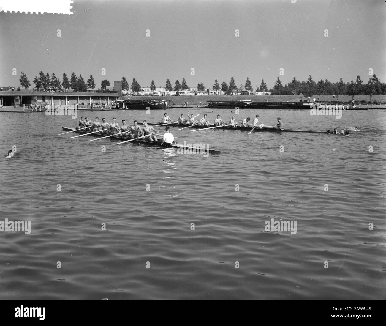 Dutch rowing championships Bosbaan, (consider) behind Aegir for Laga ...