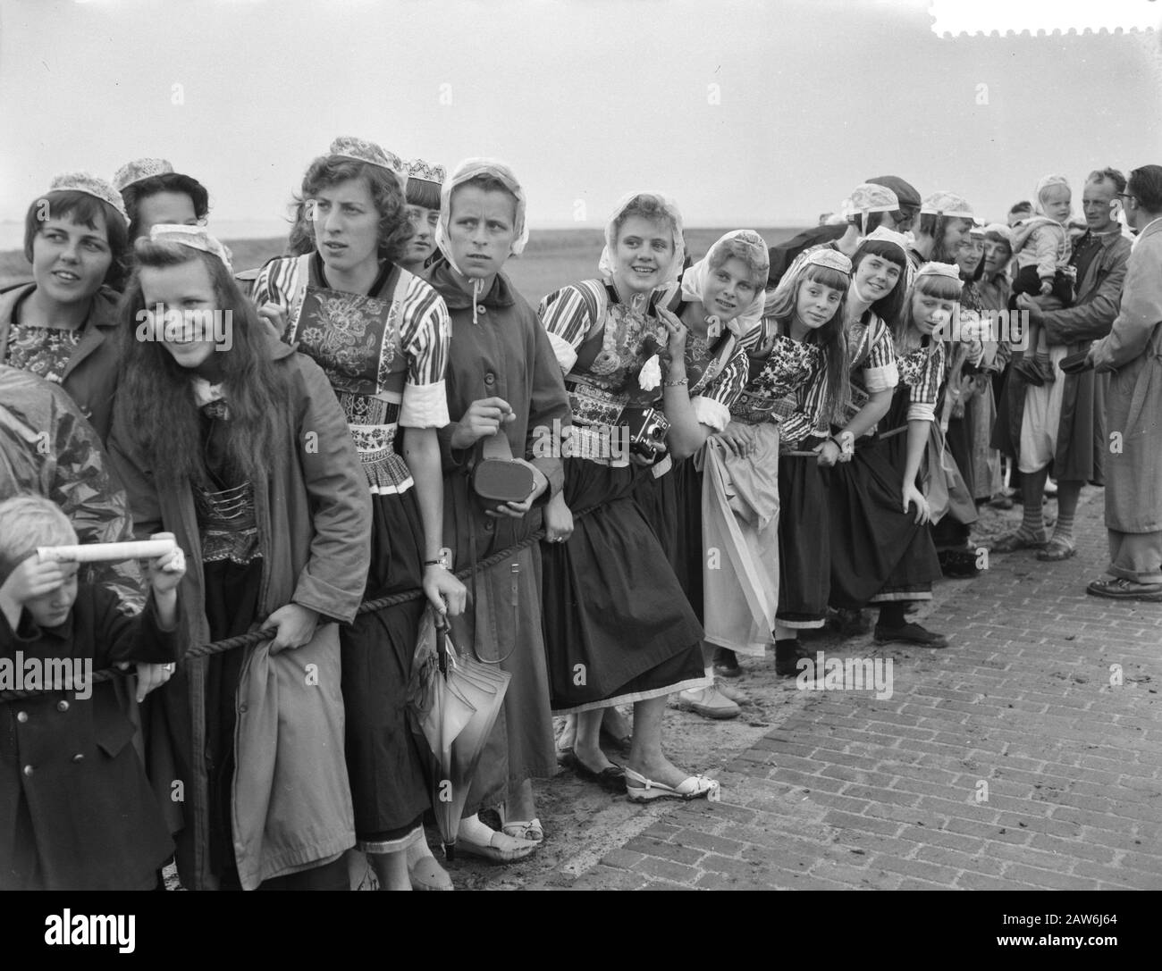 Open road to the former island of Marken and the mainland, the Marker ...