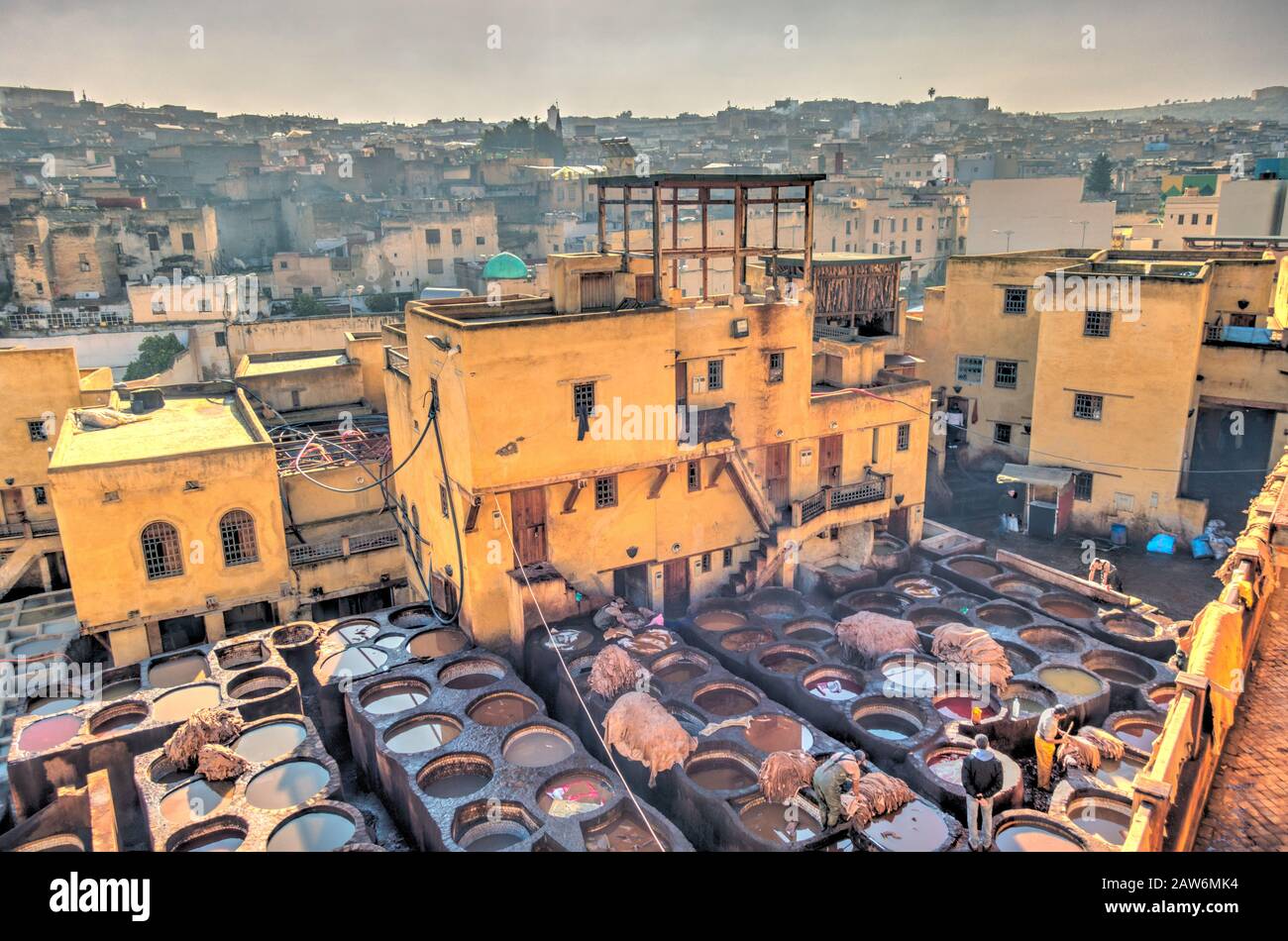Medieval traditional tanneries hi-res stock photography and images - Alamy