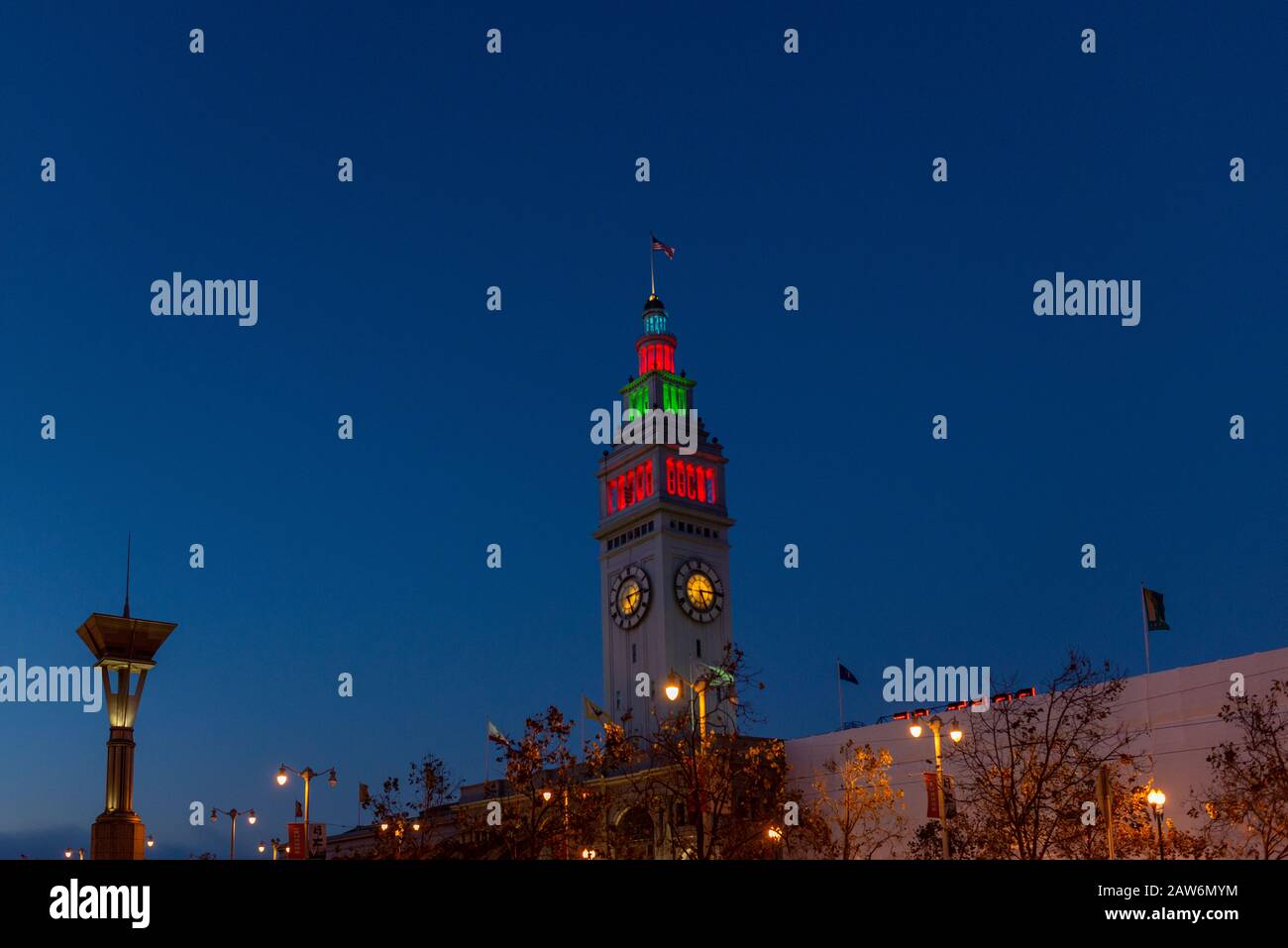 Ferry building san francisco night hi-res stock photography and images ...