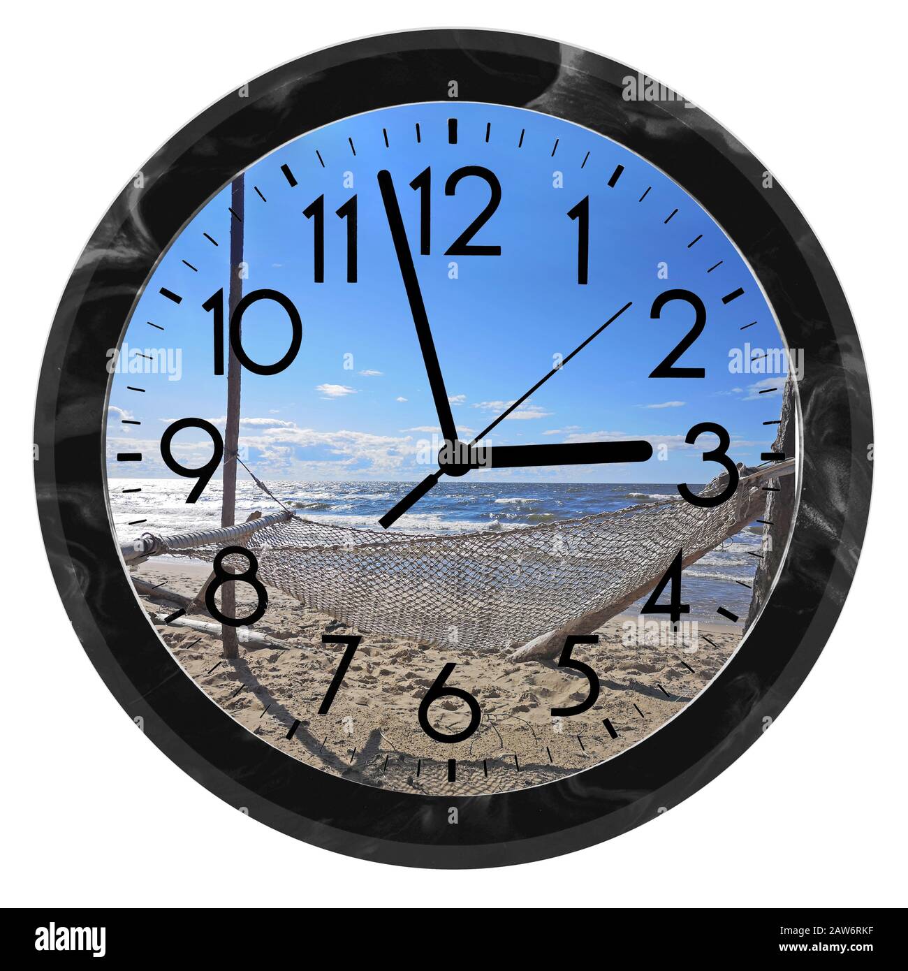 Daylight Saving Time. DST. Wall Clock going to winter time. Turn time ...