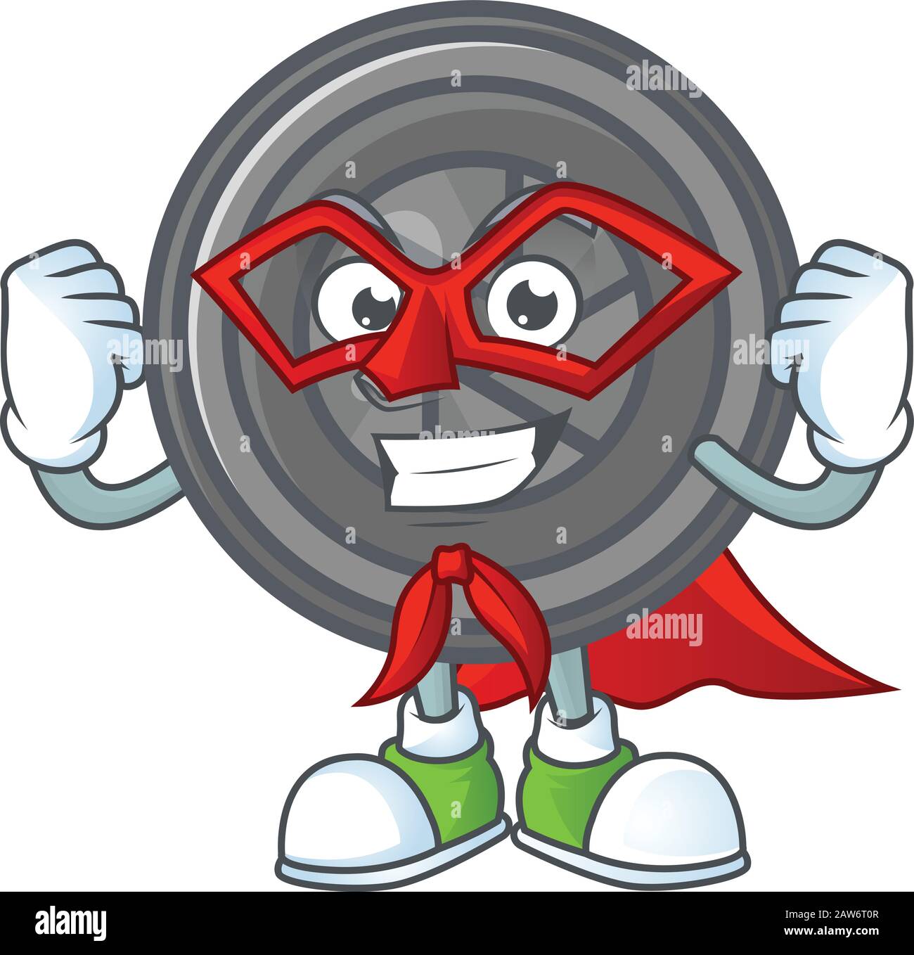 Cartoon illustration super hero camera Cut Out Stock Images & Pictures ...