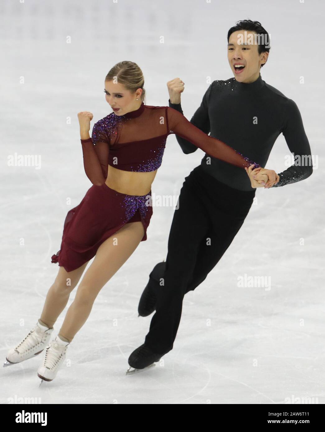 07th Feb, 2020. ISU figure skating championships Australia's Holly ...