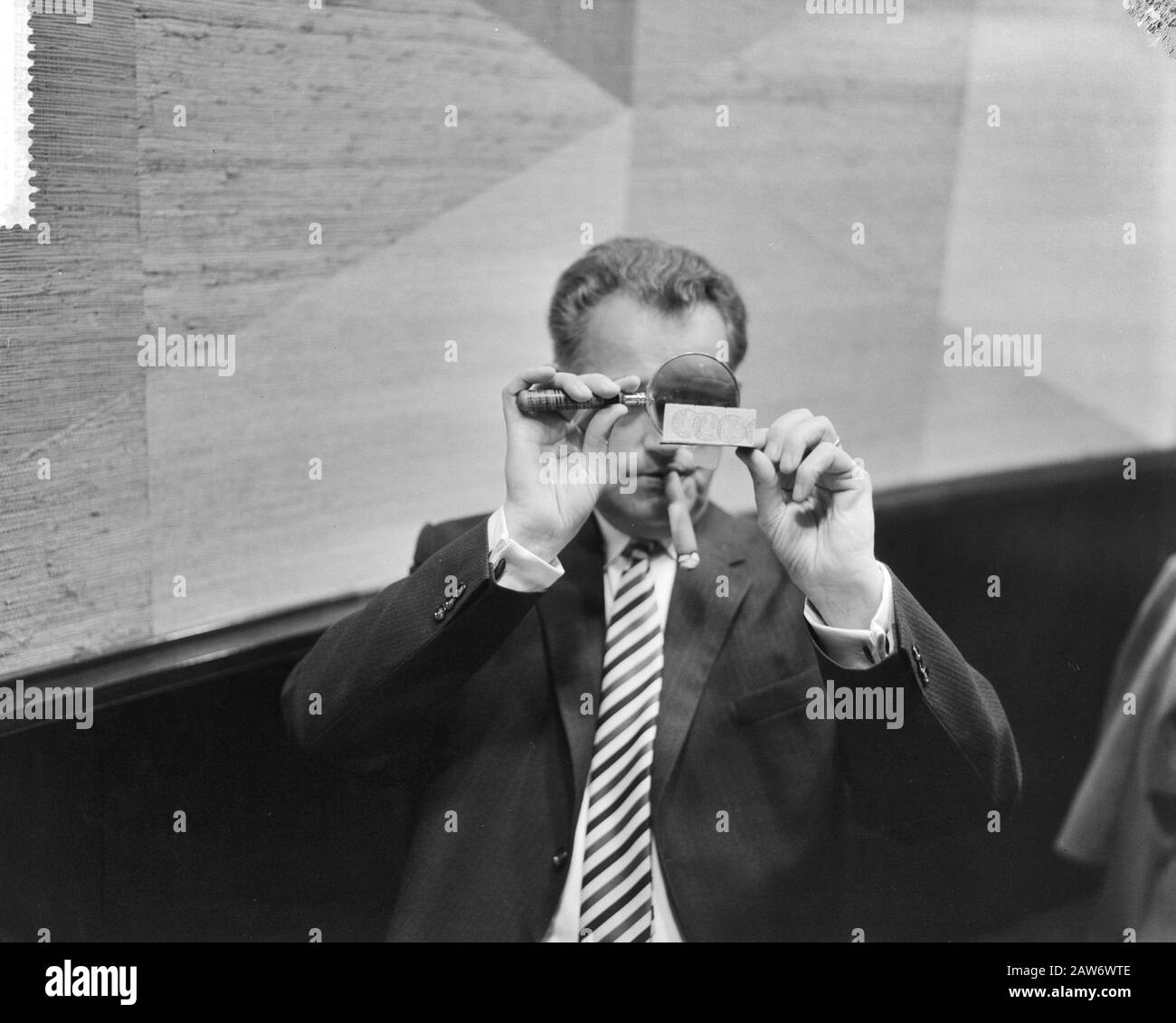 Stamp Auction in Hotel Central. The Hague Date: October 4, 1960 ...