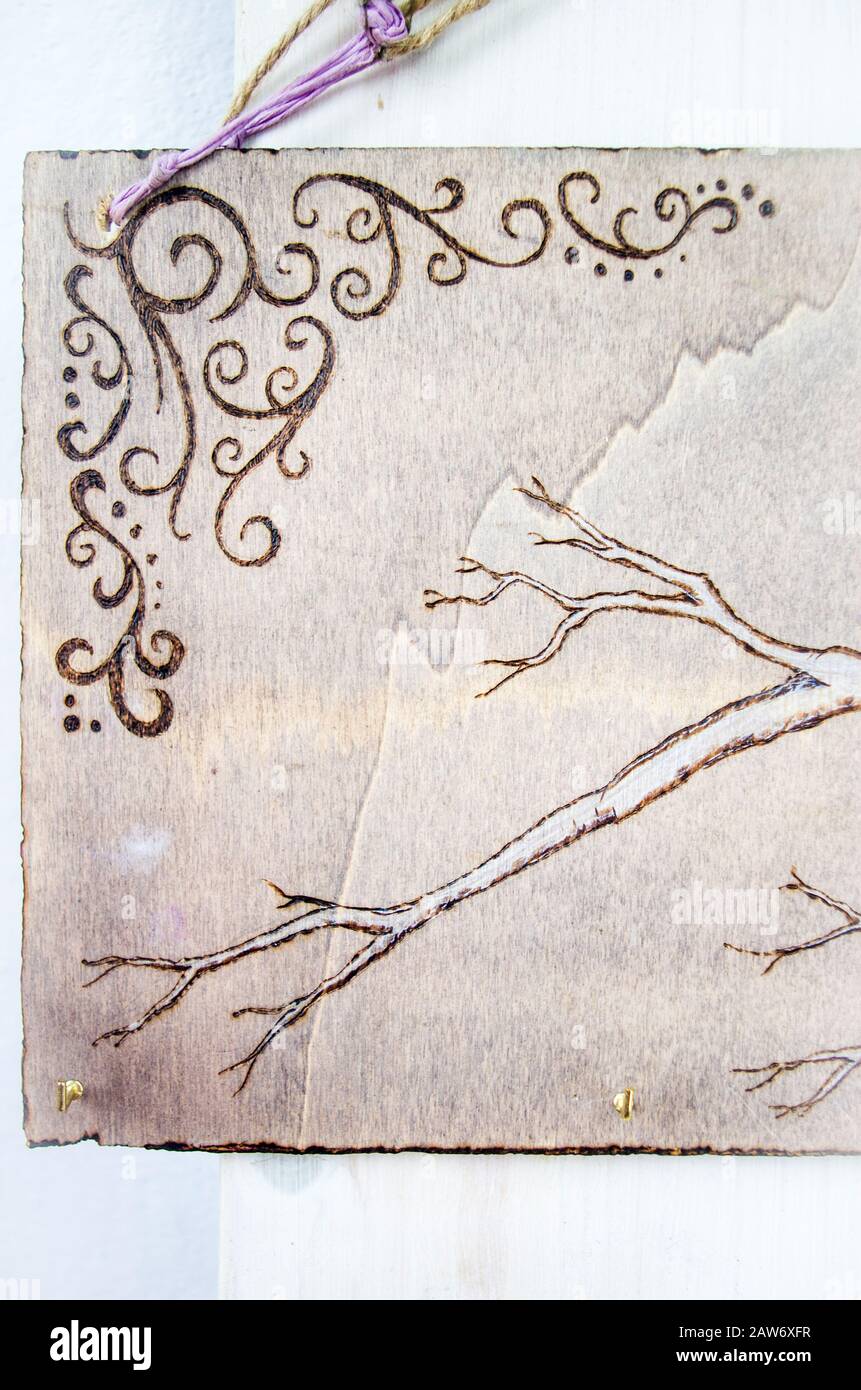 the ancient art of pyrography, wood and fire, cats and hearts forever ...