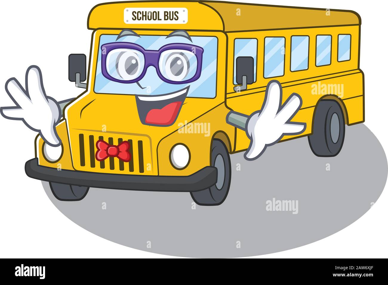 School bus loading Stock Vector Images - Alamy