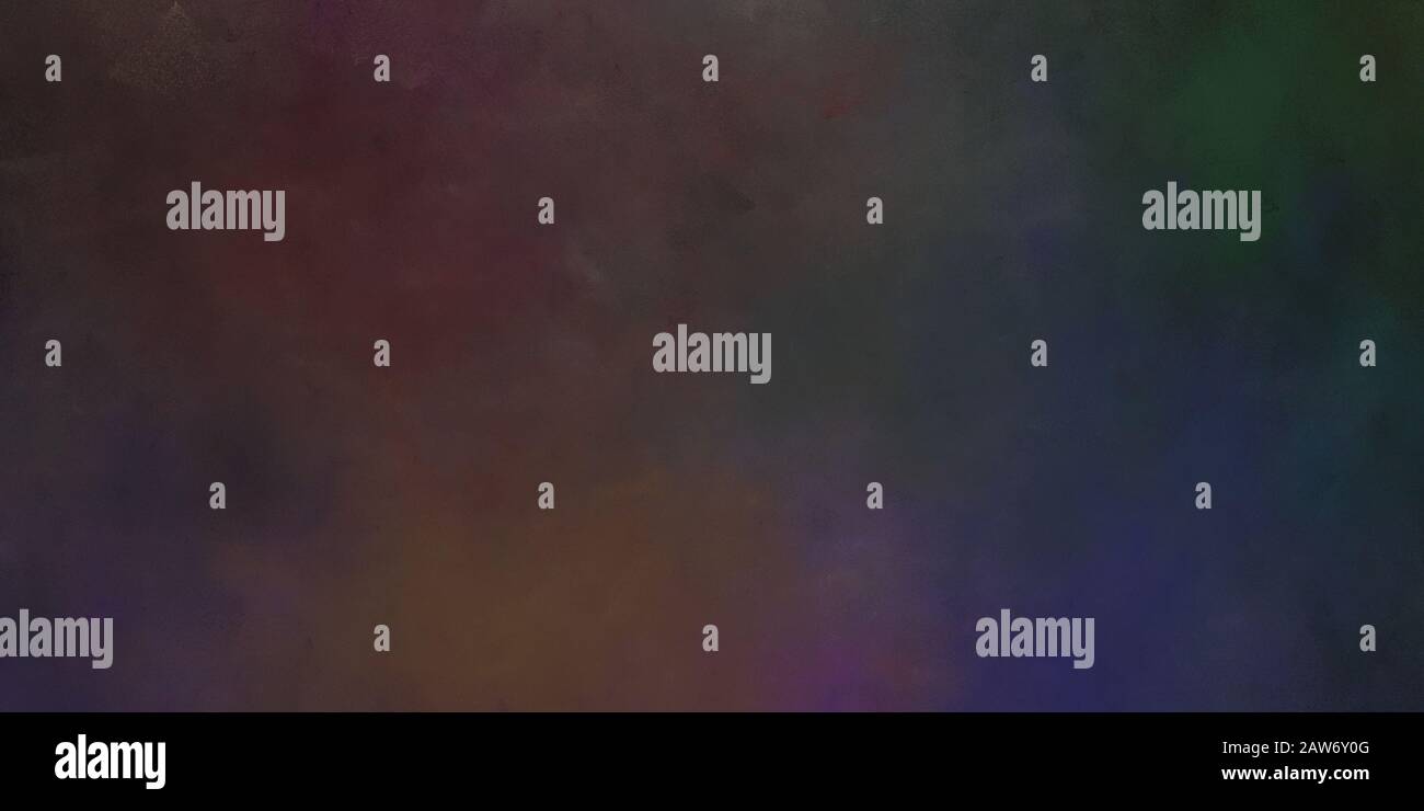 abstract painted artistic grunge horizontal background with very dark ...