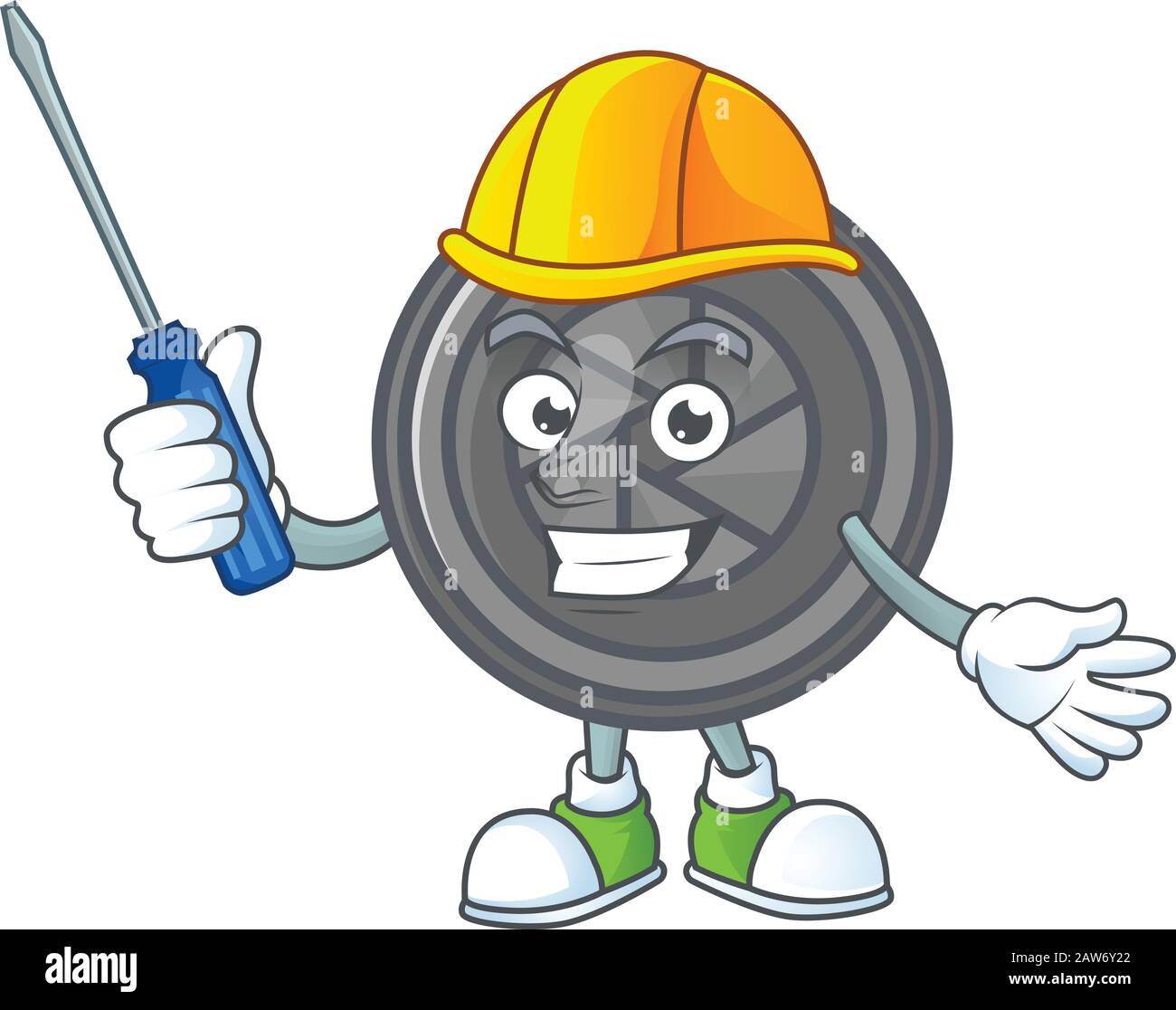 Lens camera repair in Stock Vector Images - Alamy