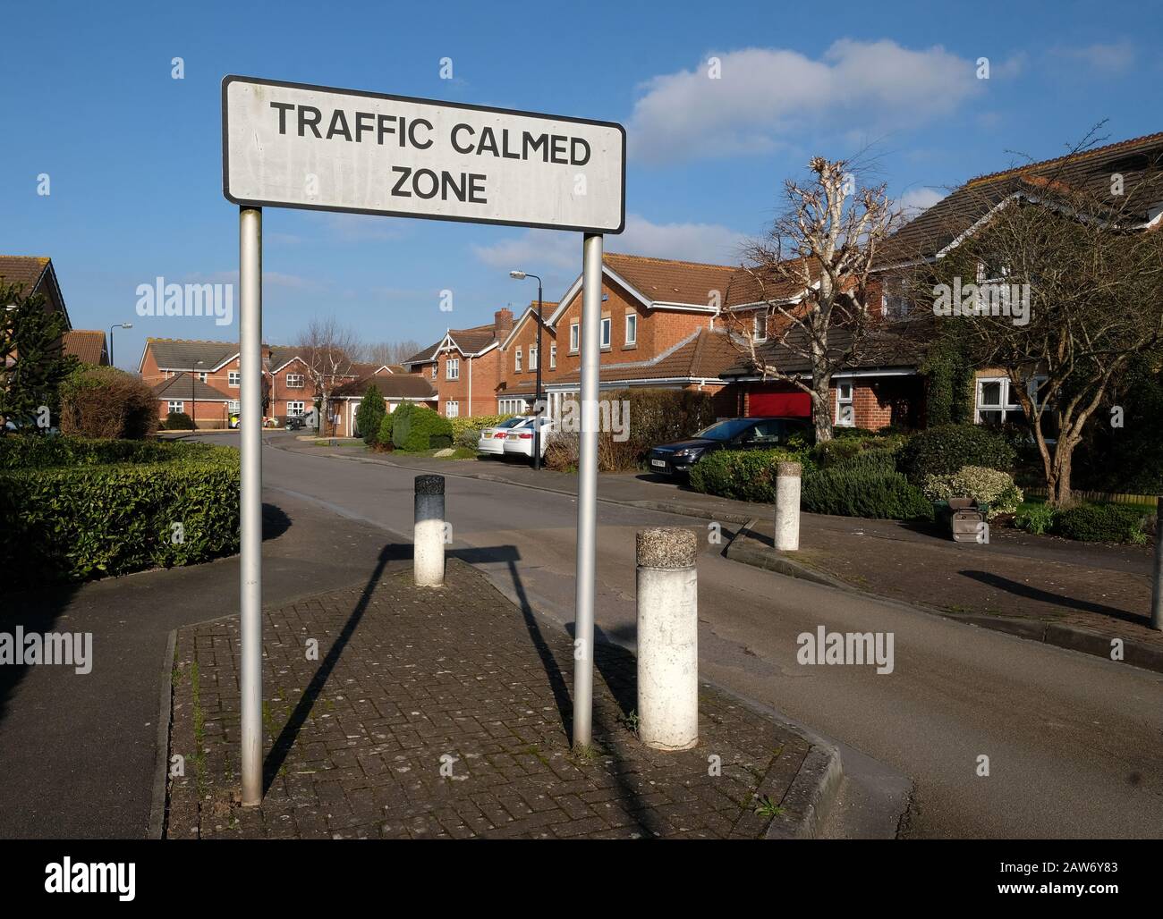 Traffic calming measures hi-res stock photography and images - Alamy