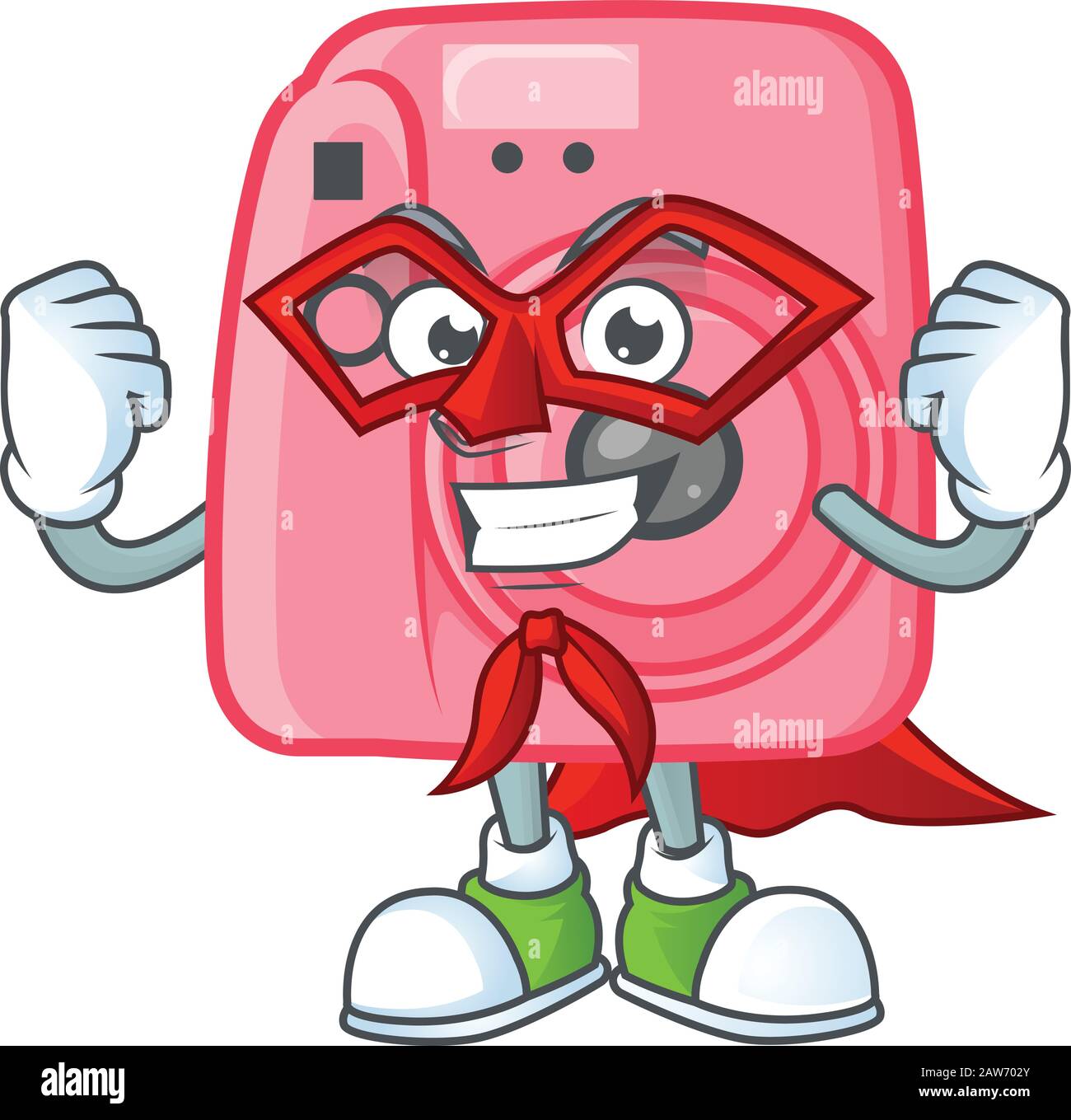 Cartoon illustration super hero camera hi-res stock photography and ...