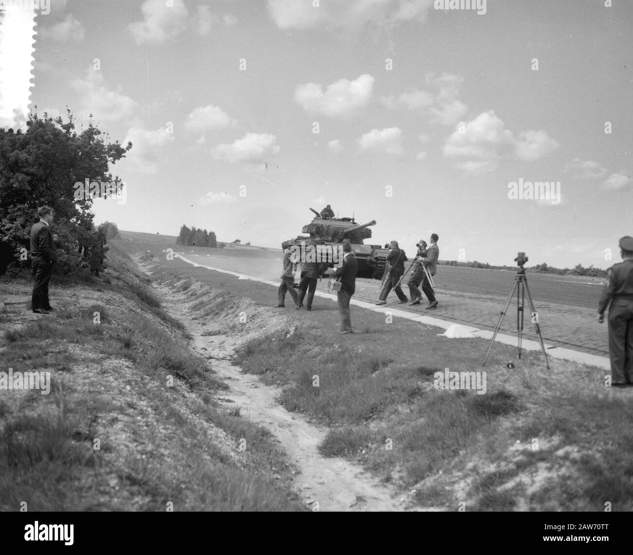 Training tank drivers Black and White Stock Photos & Images - Alamy