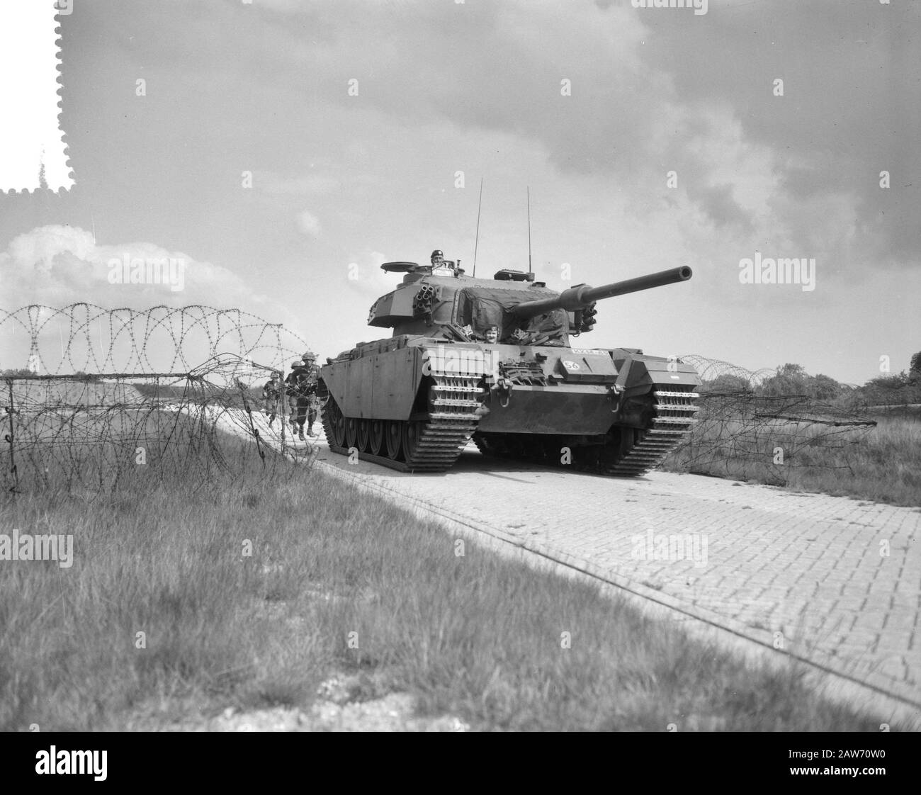 Training tank drivers Black and White Stock Photos & Images - Alamy