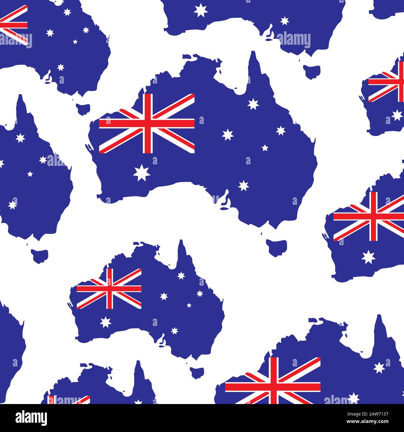 australia map pattern on white background vector illustration design ...