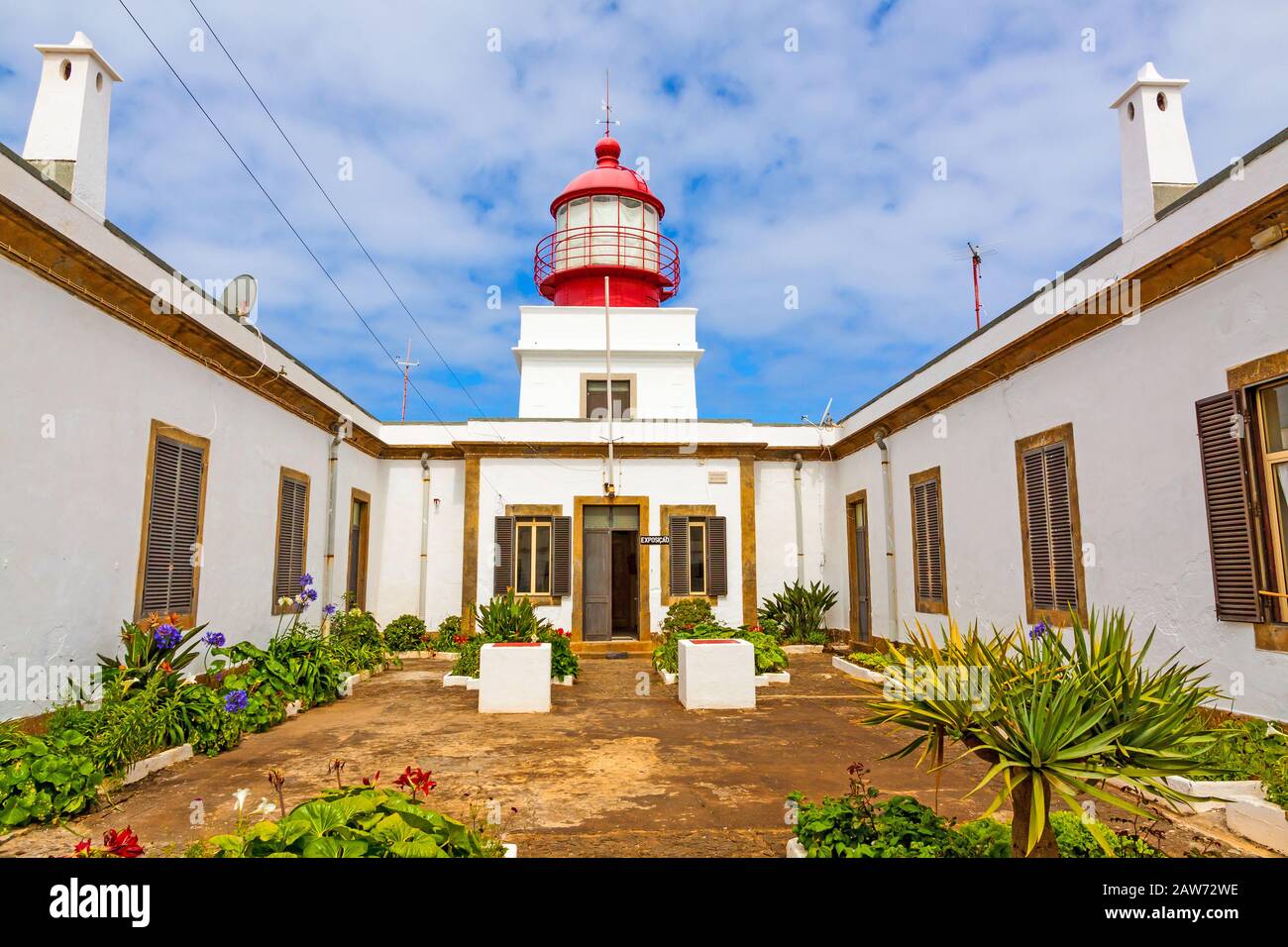 Lighthouse Ponta do Pargo, Madeira, Portugal Stock Photo - Alamy