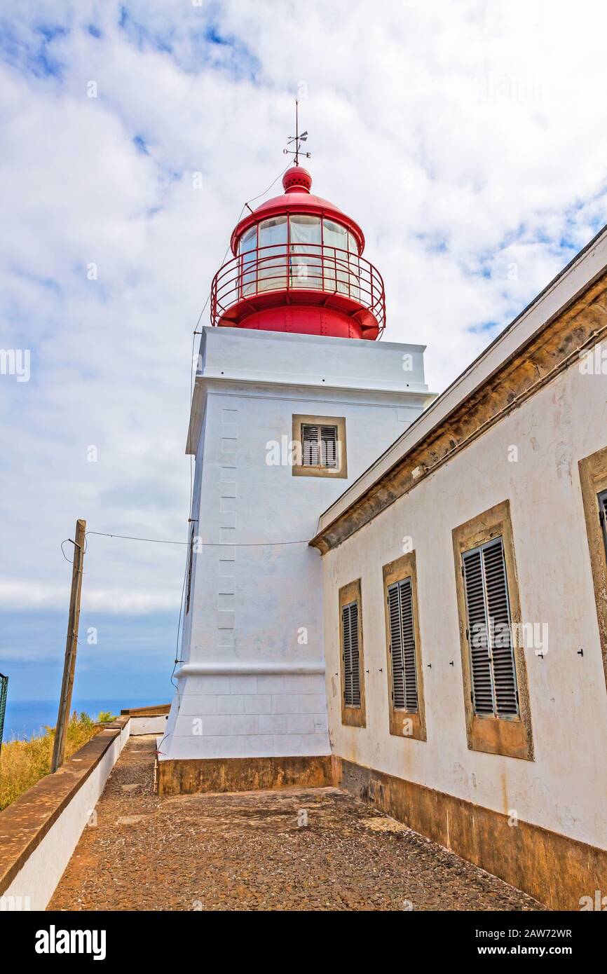 Lighthouse Ponta do Pargo, Madeira, Portugal Stock Photo - Alamy