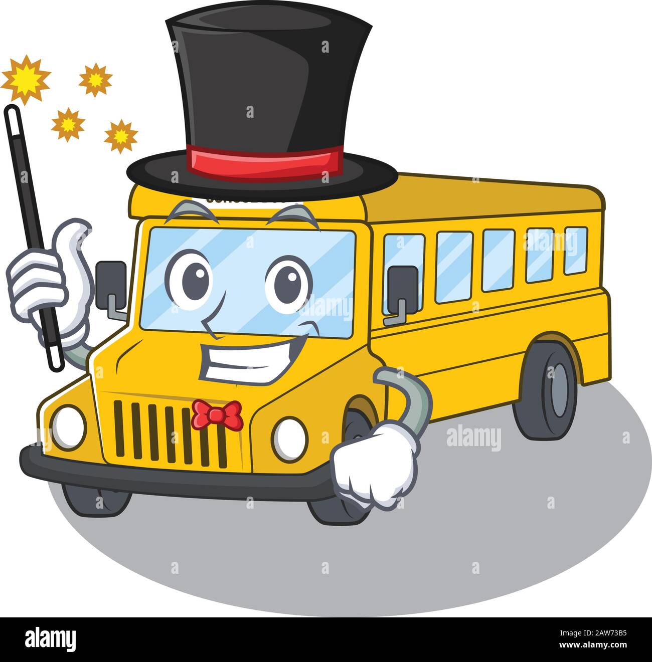Magic school bus cartoon Cut Out Stock Images & Pictures - Alamy