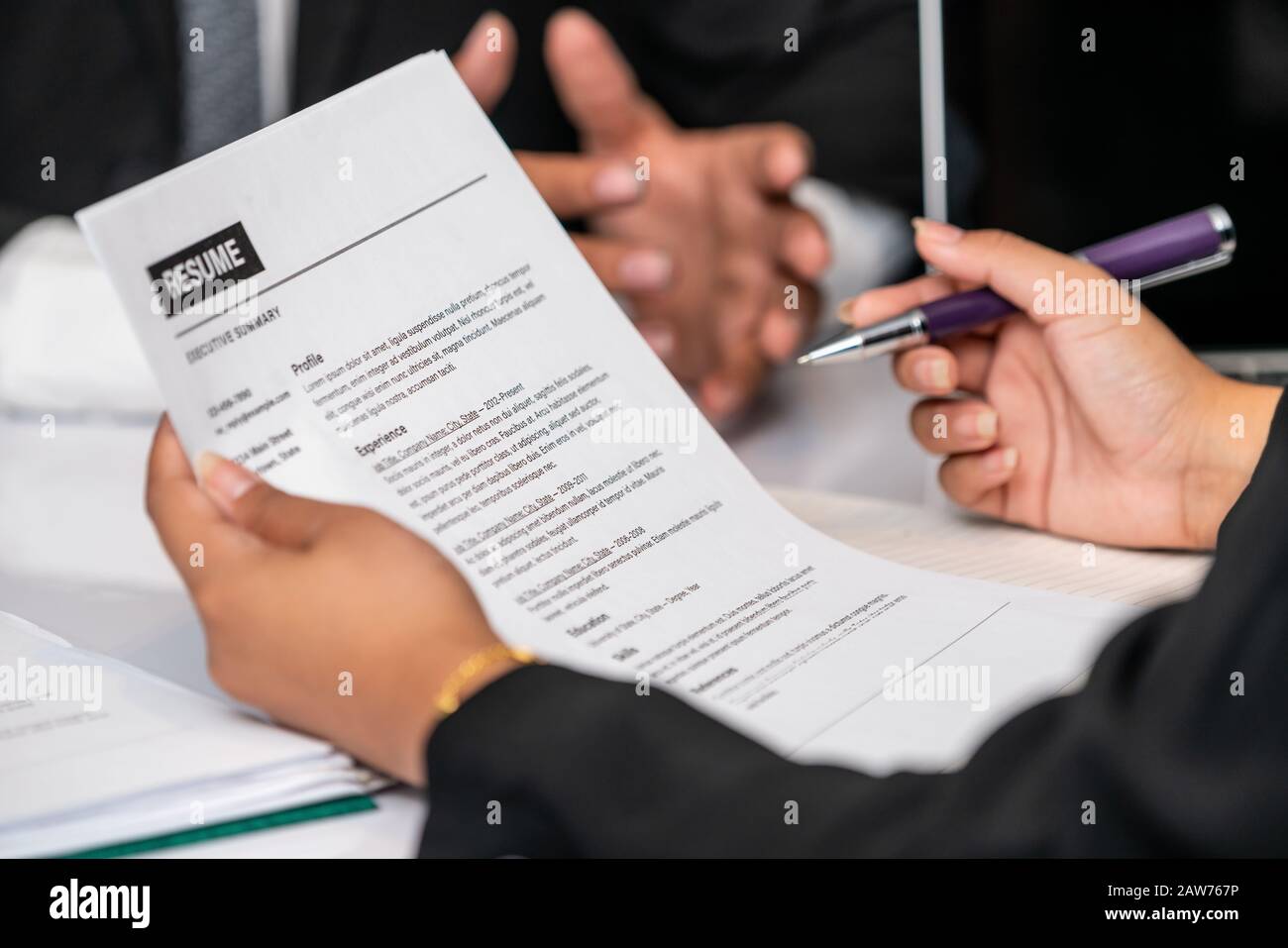 Job vacancies and job applications hi-res stock photography and images ...