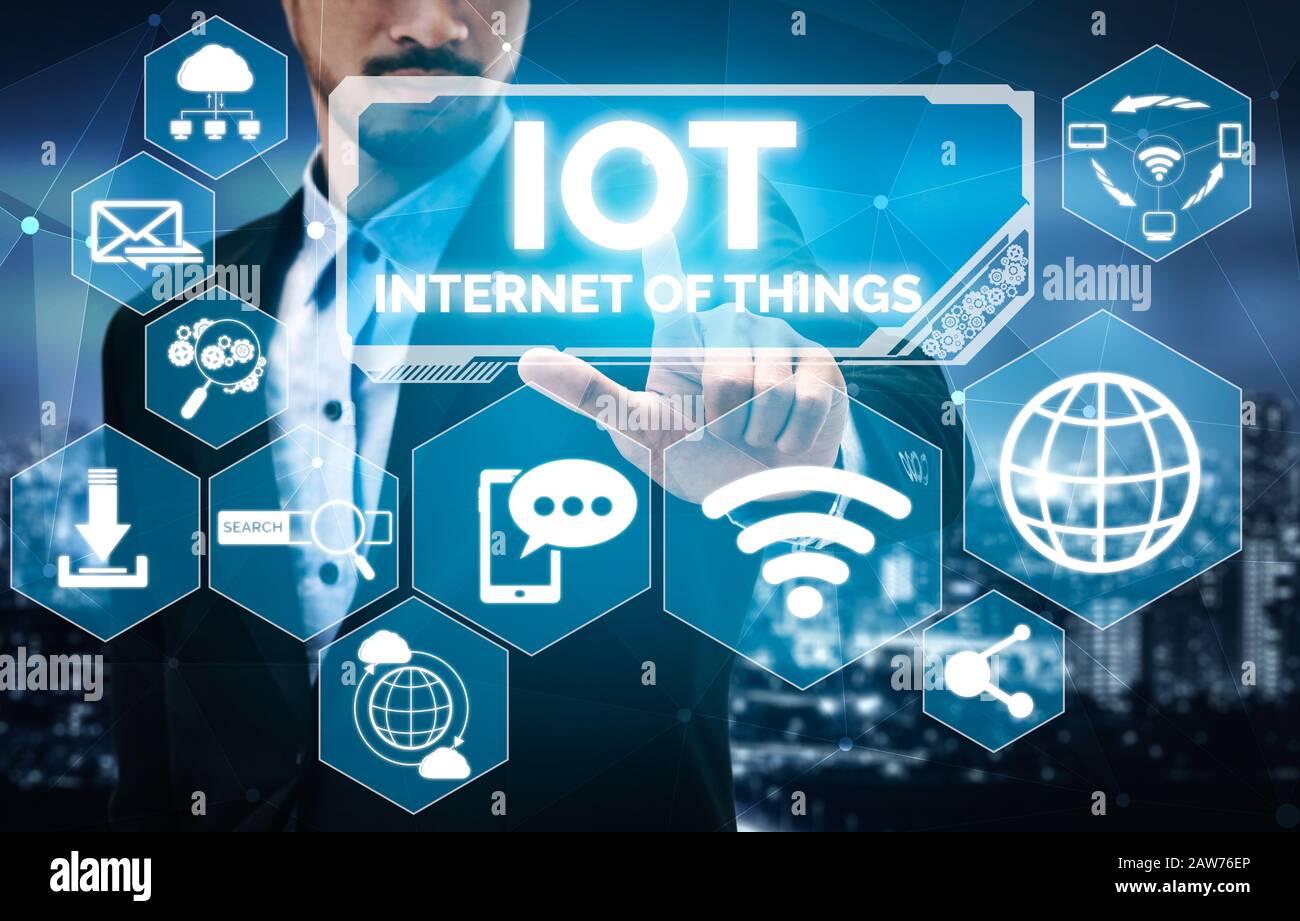 Internet of Things and Communication Technology Concept - Modern ...