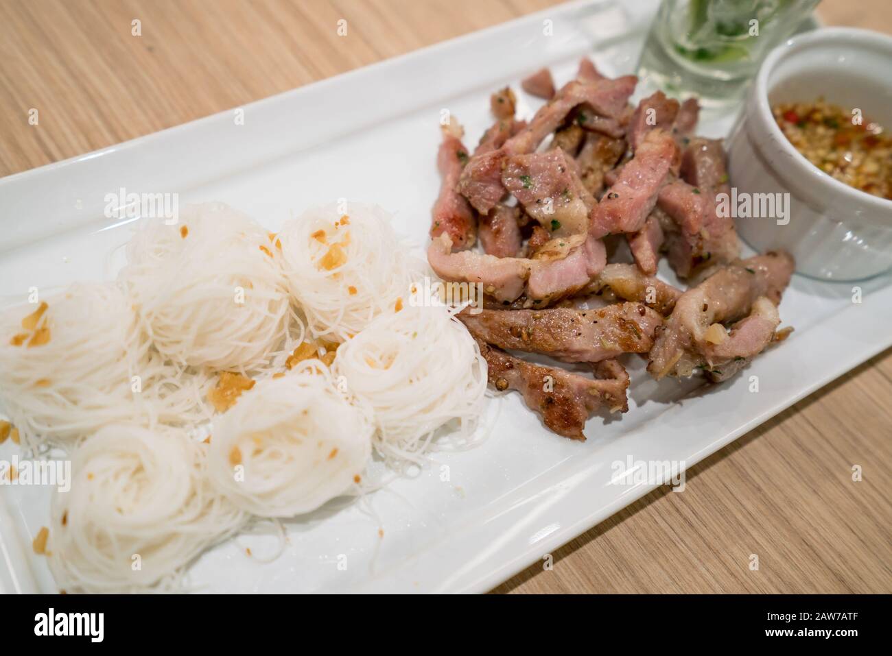Thai style pork neck hi-res stock photography and images - Alamy
