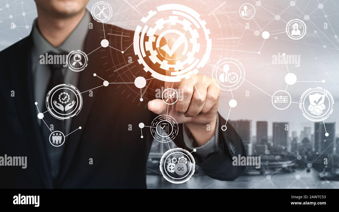 Quality Assurance and Quality Control Concept - Modern graphic ...