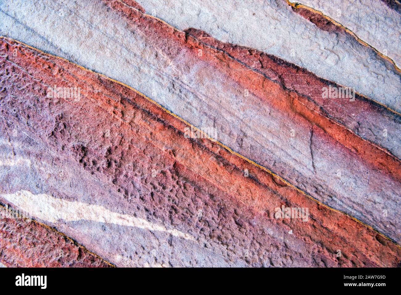 Natural geological sandstone pattern and stripped texture. Petra ...