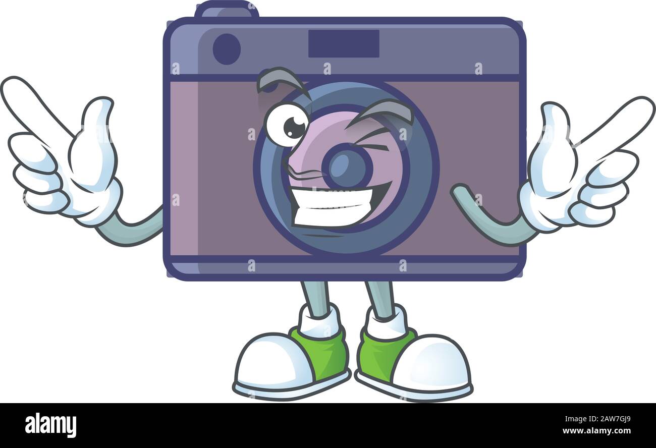 Winking at camera Stock Vector Images - Alamy