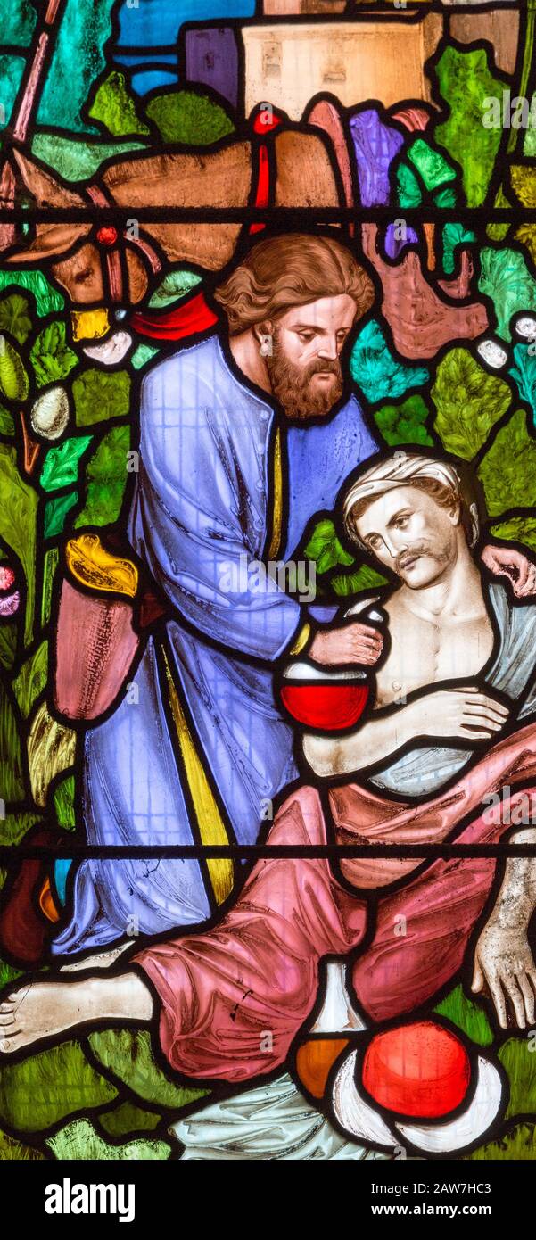 Nineteenth century stained glass window by Lavers, Barraud and Westlake ...