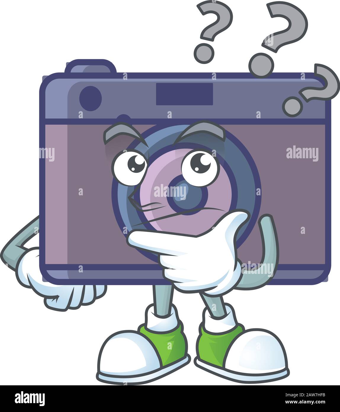 Camera retro mascot character Stock Vector Images - Alamy