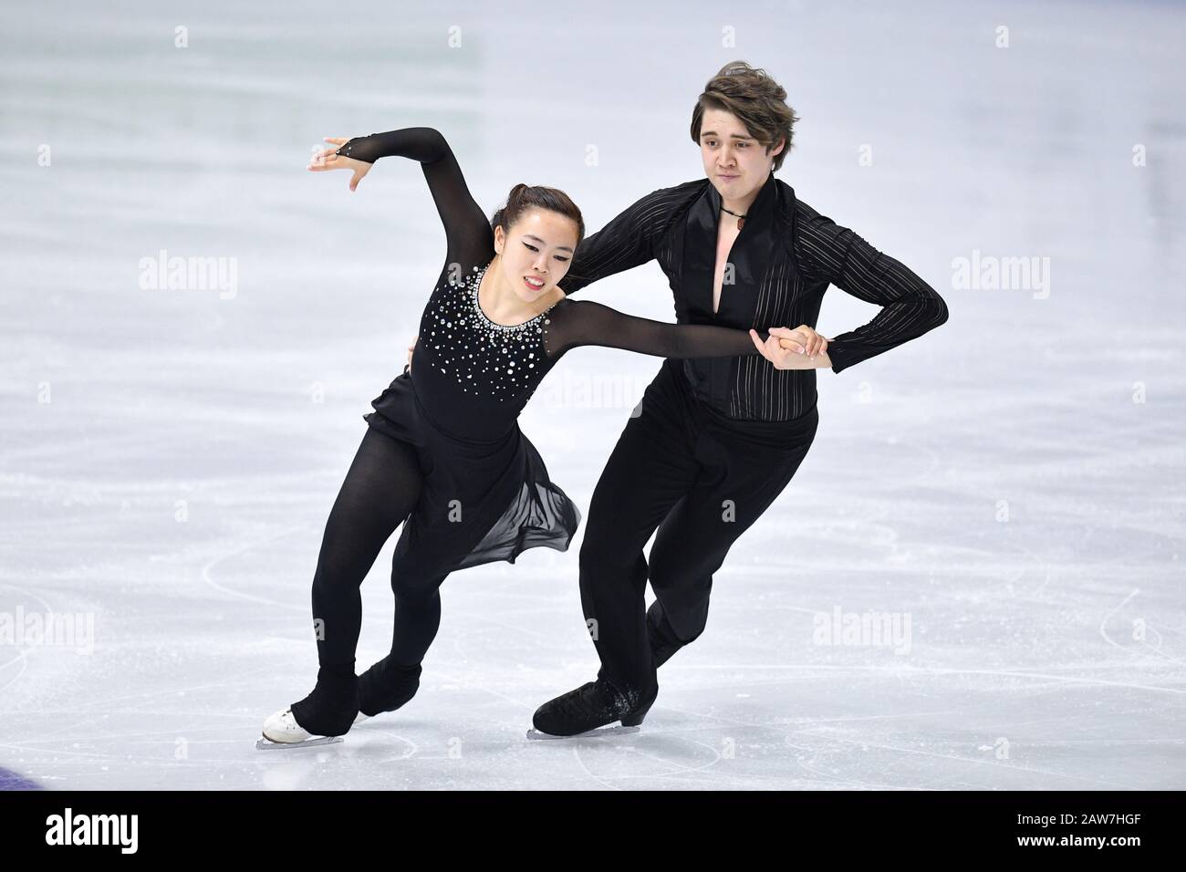 Seoul, South Korea. 7th Feb, 2020. Maxine Weatherby & Temirlan ...