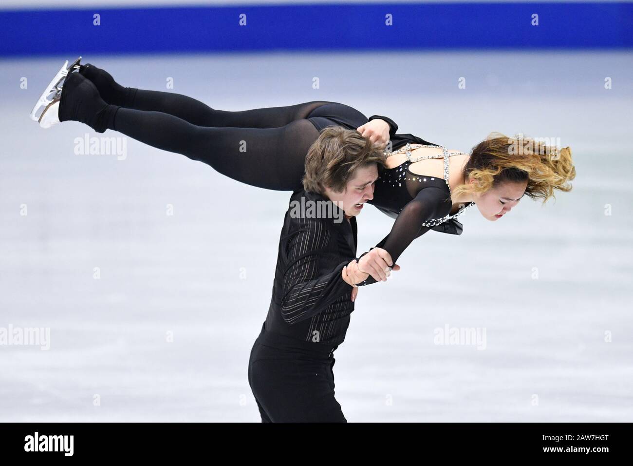 Seoul, South Korea. 7th Feb, 2020. Maxine Weatherby & Temirlan ...