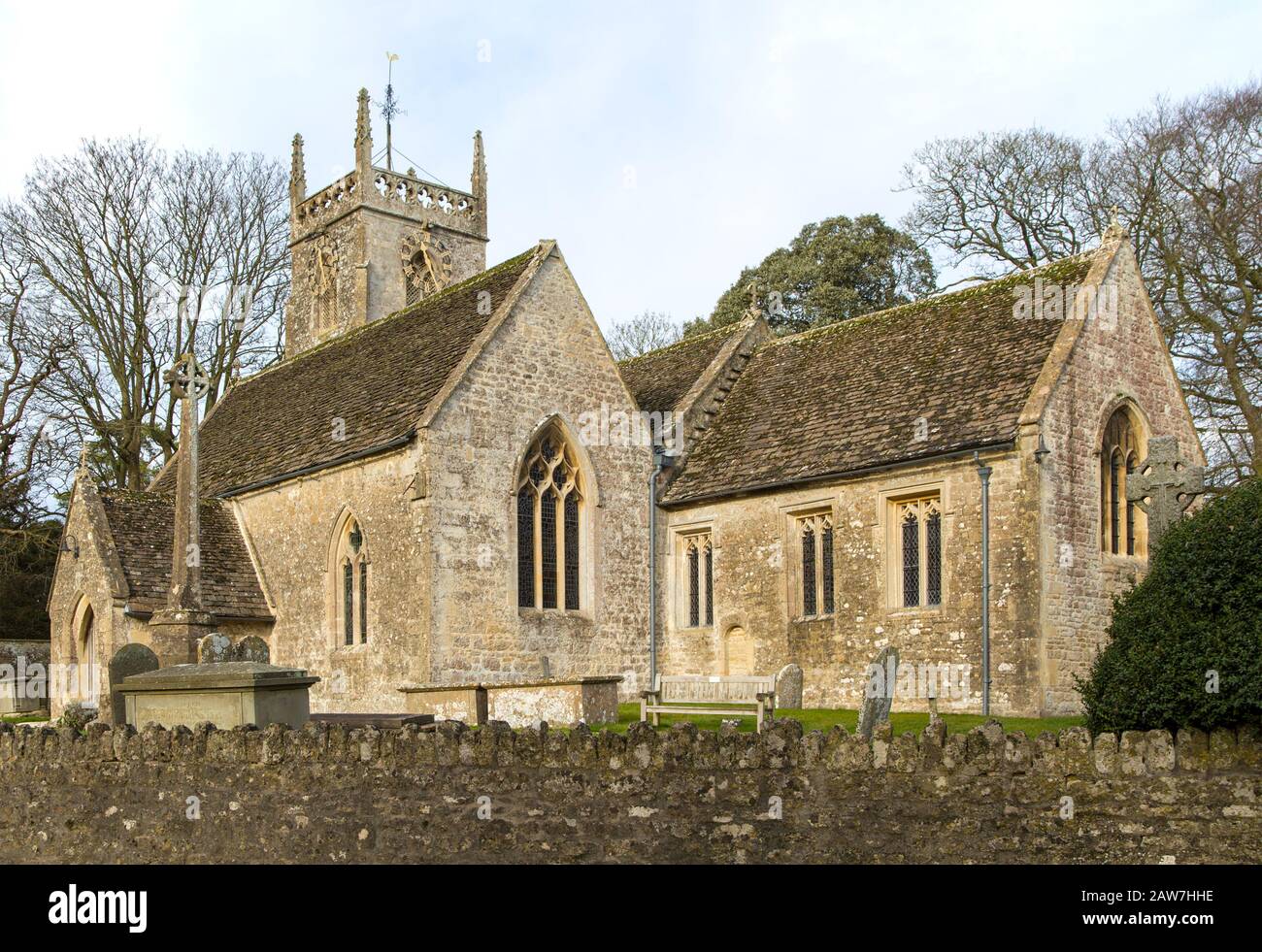 Lydiard millicent all saints parish church hi-res stock photography and ...