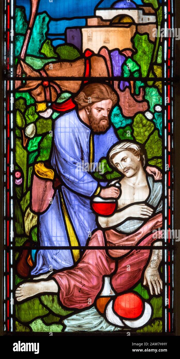 Nineteenth century stained glass window by Lavers, Barraud and Westlake ...