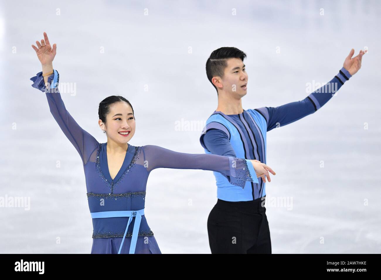 Seoul, South Korea. 7th Feb, 2020. Rikako Fukase & Eichu Cho (JPN ...