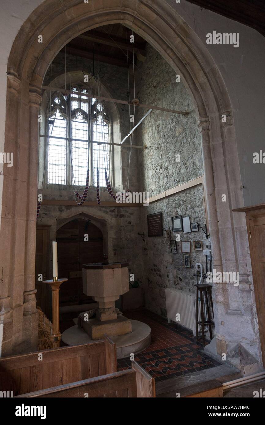 Church Bell Ropes Ringing High Resolution Stock Photography and Images ...