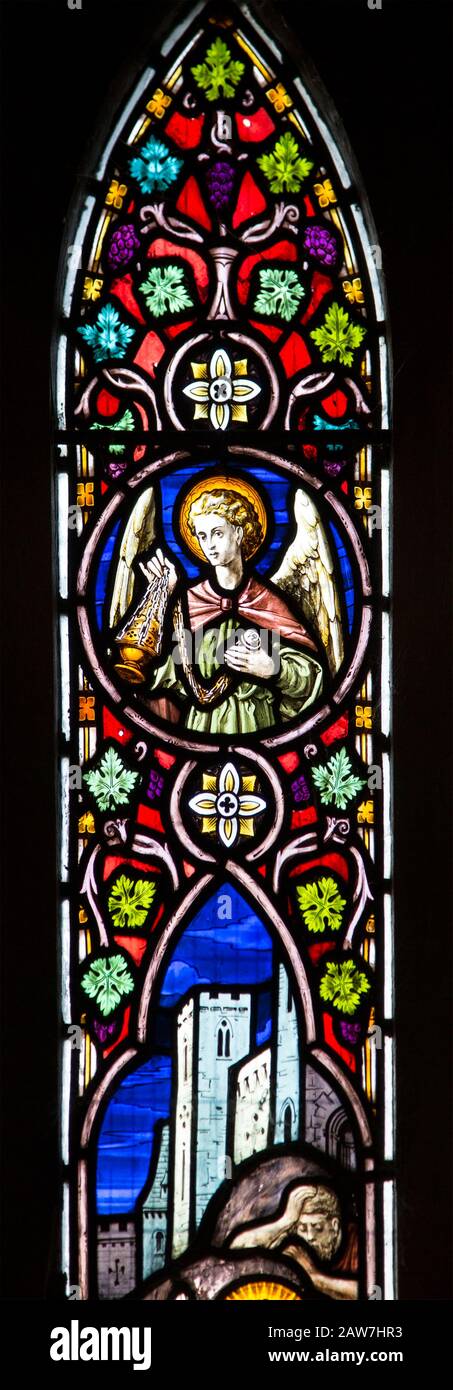 Church of Saint Edmund, Bromeswell, Suffolk, England, UK stained glass ...