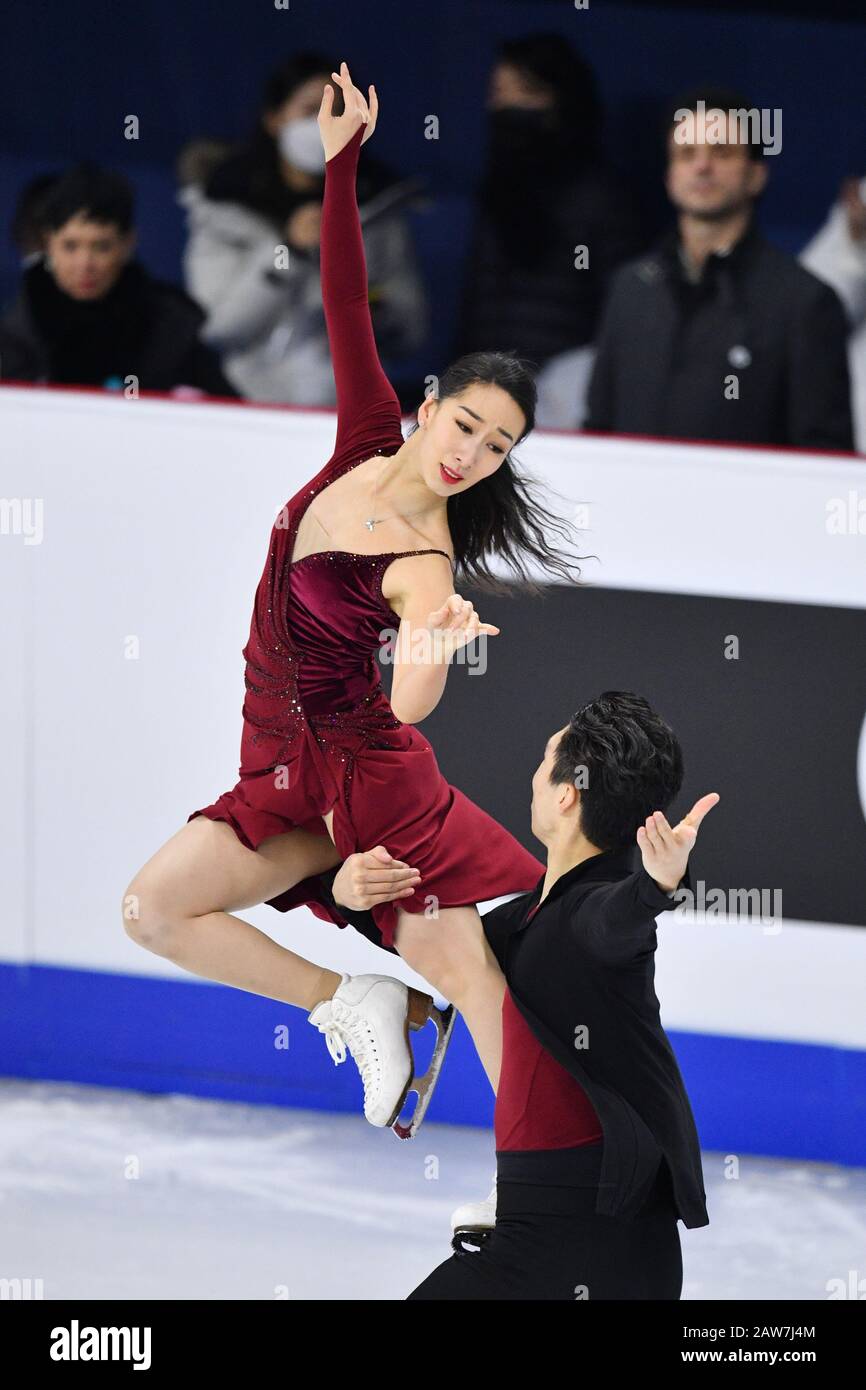 Seoul, South Korea. 7th Feb, 2020. Hong Chen & Zhuoming Sun (CHN), February 7, 2020 - Figure ...
