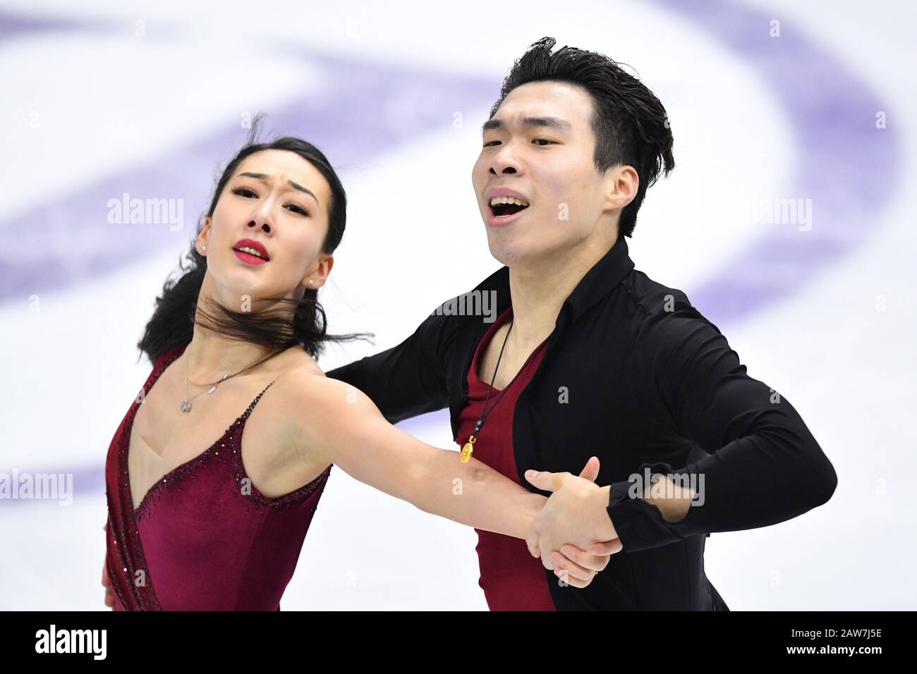 Seoul, South Korea. 7th Feb, 2020. Hong Chen & Zhuoming Sun (CHN), February 7, 2020 - Figure ...