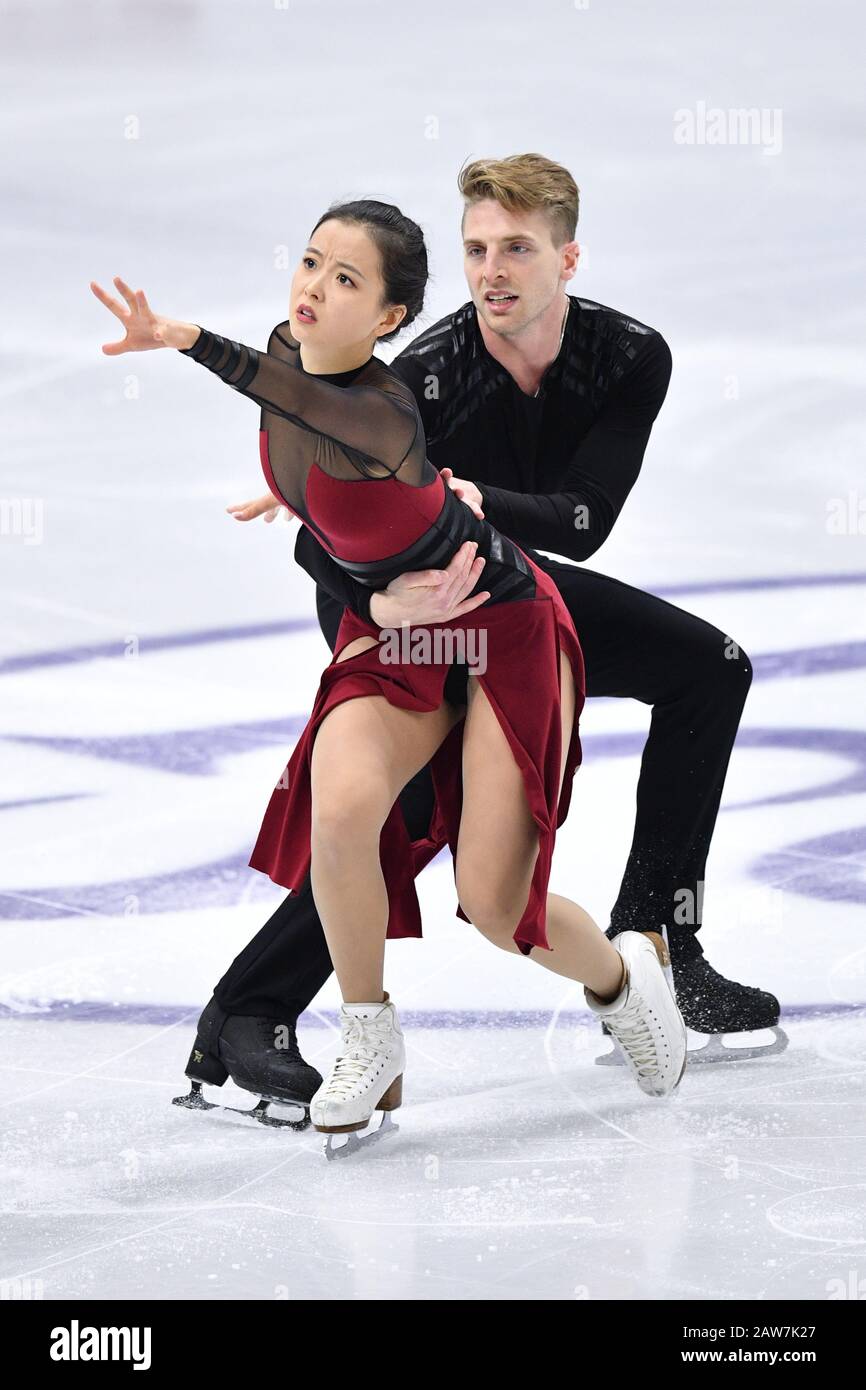 Seoul, South Korea. 7th Feb, 2020. Yura Min & Daniel Eaton (KOR ...