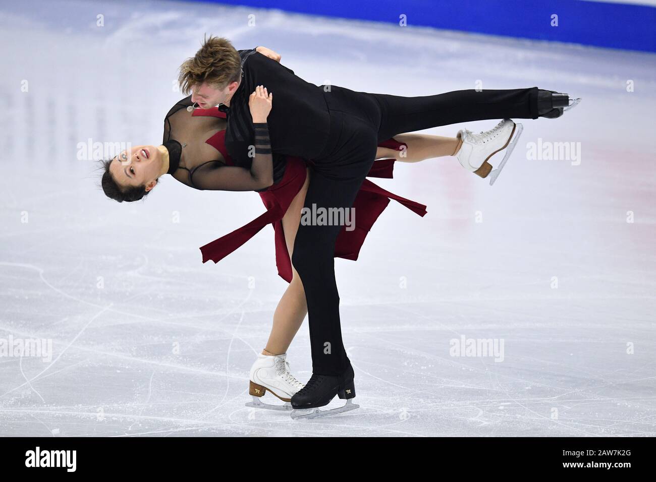 Seoul, South Korea. 7th Feb, 2020. Yura Min & Daniel Eaton (KOR ...
