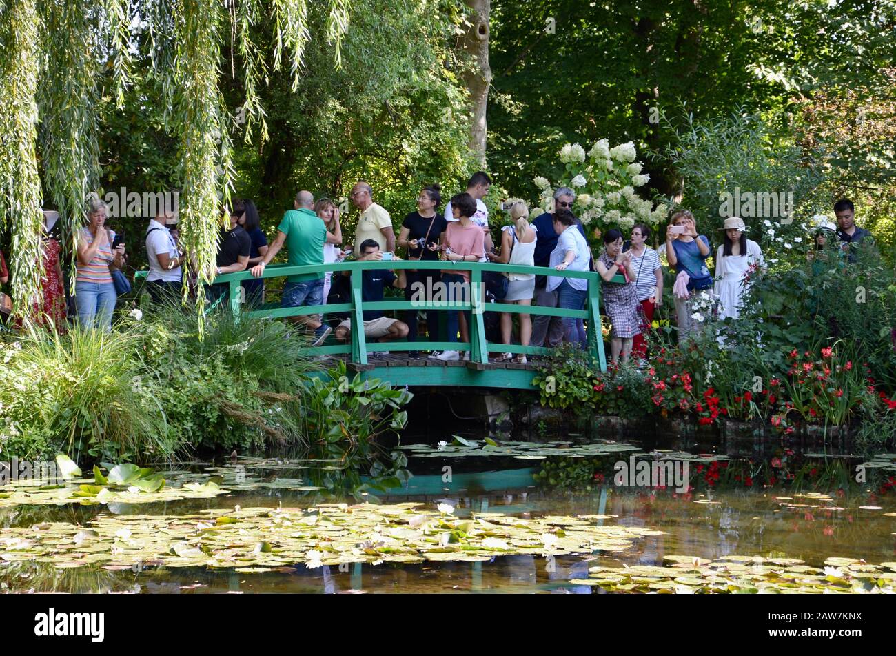 Monet's Garden Giverny Japanese Bridge High Resolution Stock ...