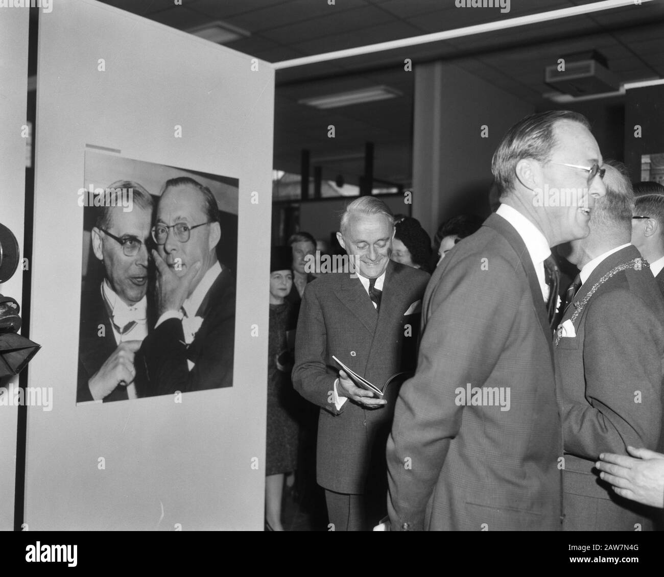 Prince Bernhard opened World Press 1963 Municipal Museum in The Hague ...